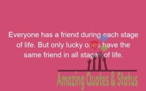Friendship - Everyone has a friend during each stage of life. But only...